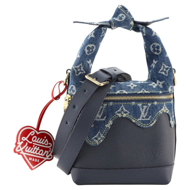 Louis Vuitton Japanese Cruiser Handbag Monogram Denim and Taurillon ...
