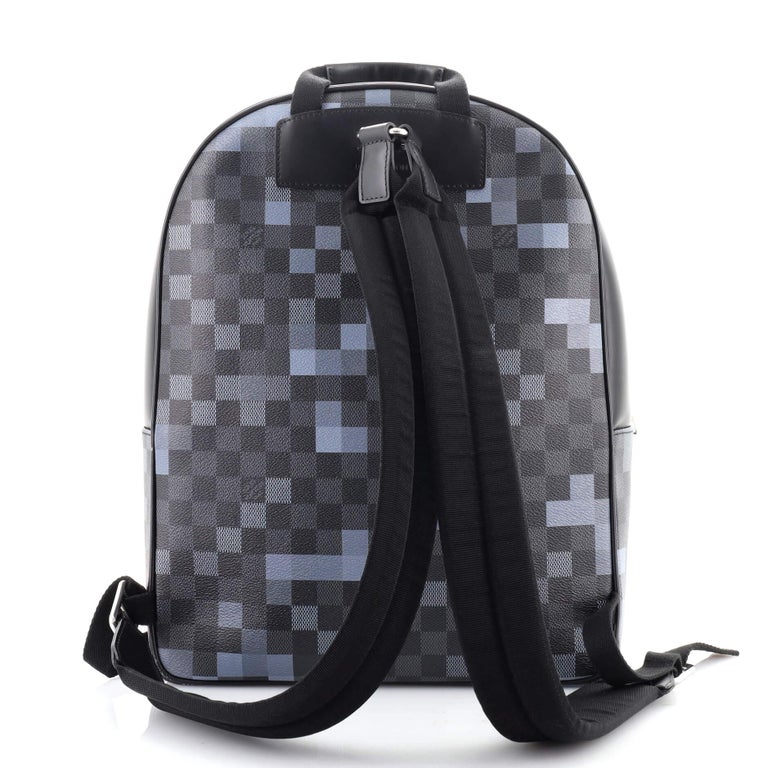 Louis Vuitton Josh Backpack Limited Edition Damier Graphite Pixel at ...