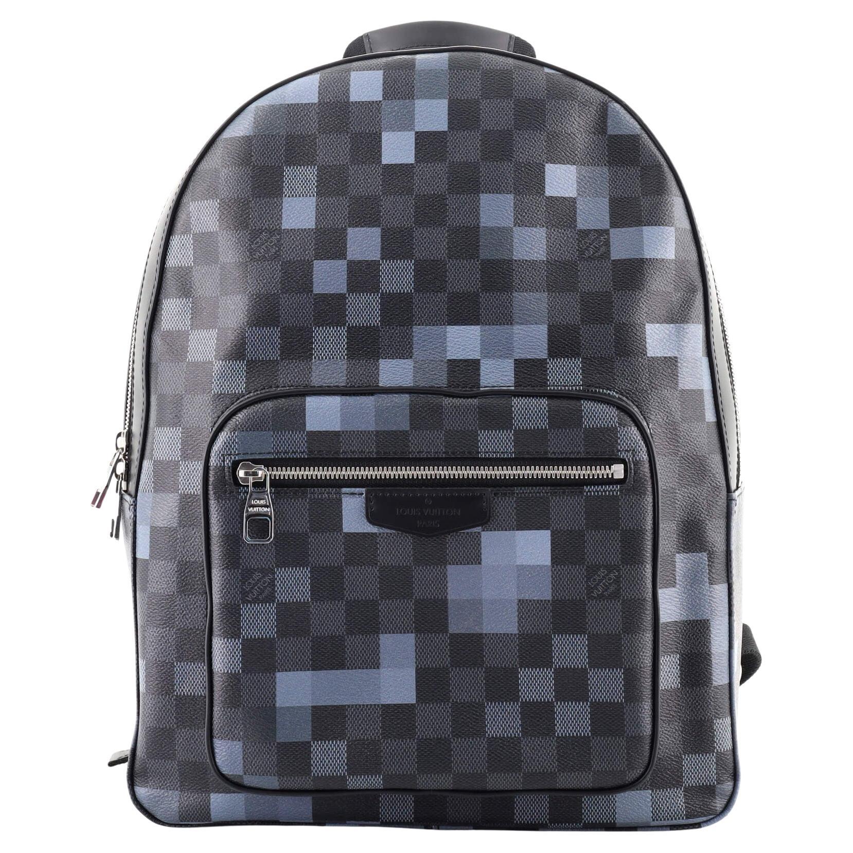 Louis Vuitton Josh Backpack Limited Edition Damier Graphite Pixel at ...