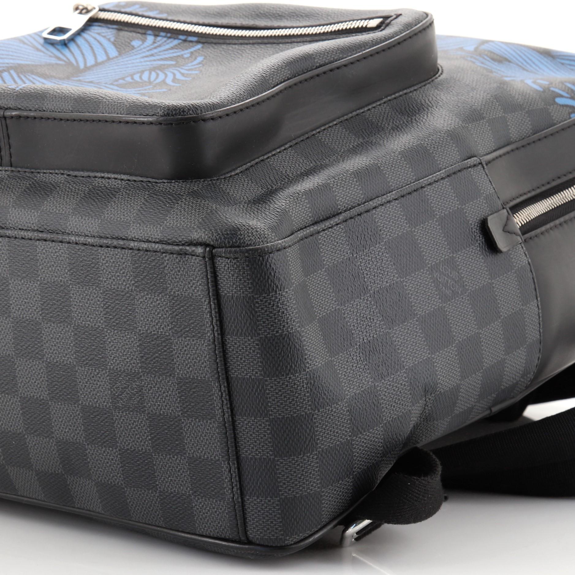 Louis Vuitton Josh Backpack Limited Edition Nemeth Damier Graphite at ...