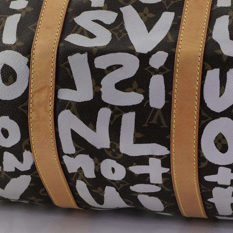 Louis Vuitton Keepall Bag Limited Edition Monogram Graffiti 50 at 1stDibs