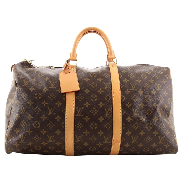 Louis Vuitton Keepall Bag Monogram Canvas 50 For Sale at 1stDibs