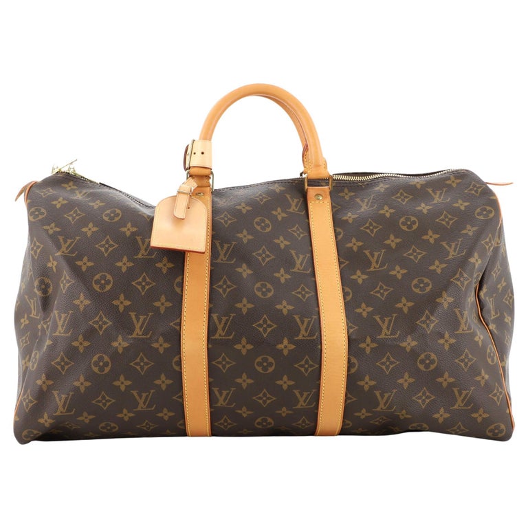 Louis Vuitton Keepall Bag Monogram Canvas 50 For Sale at 1stDibs