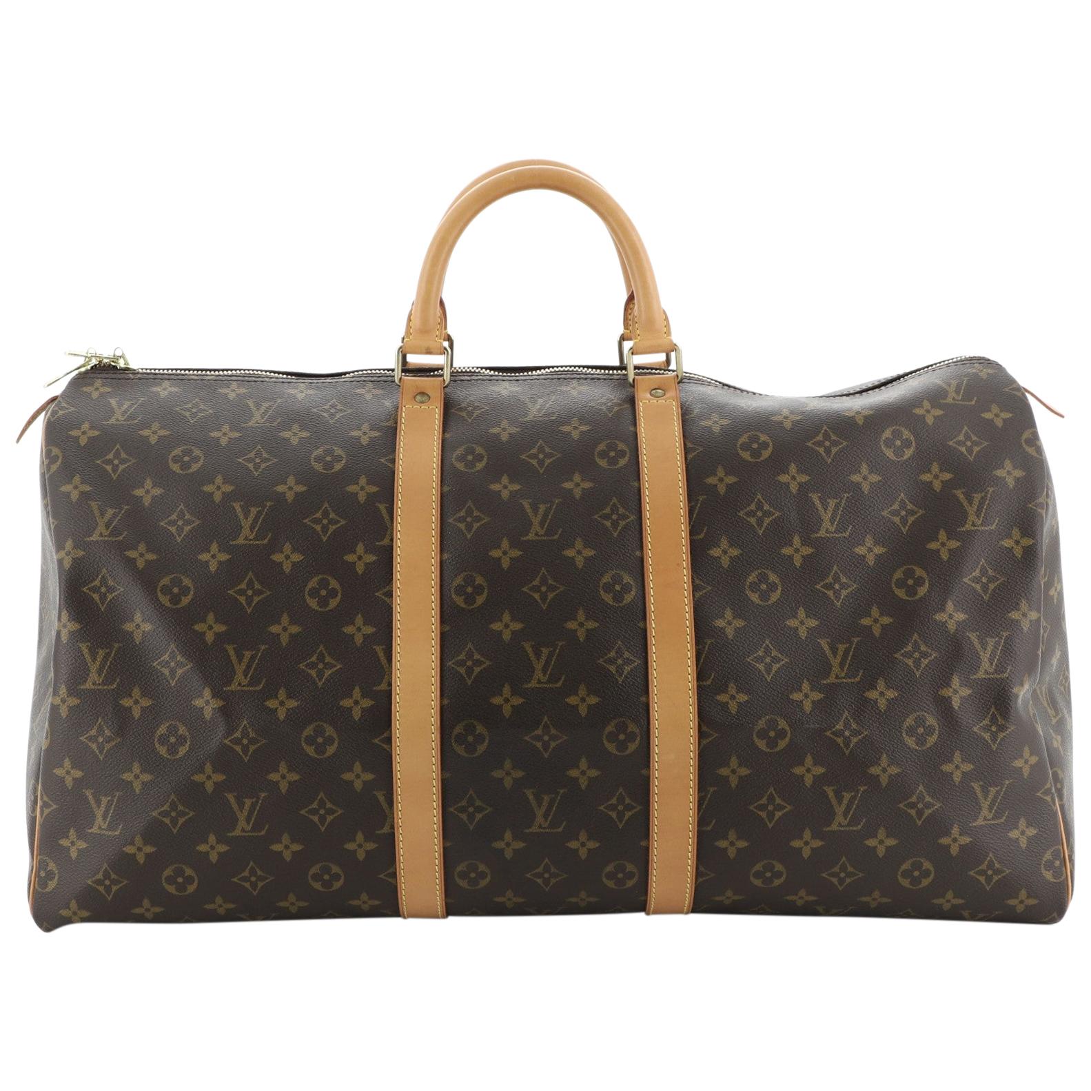Louis Vuitton Keepall Bag Monogram Canvas 55 at 1stDibs | saint laurent ...