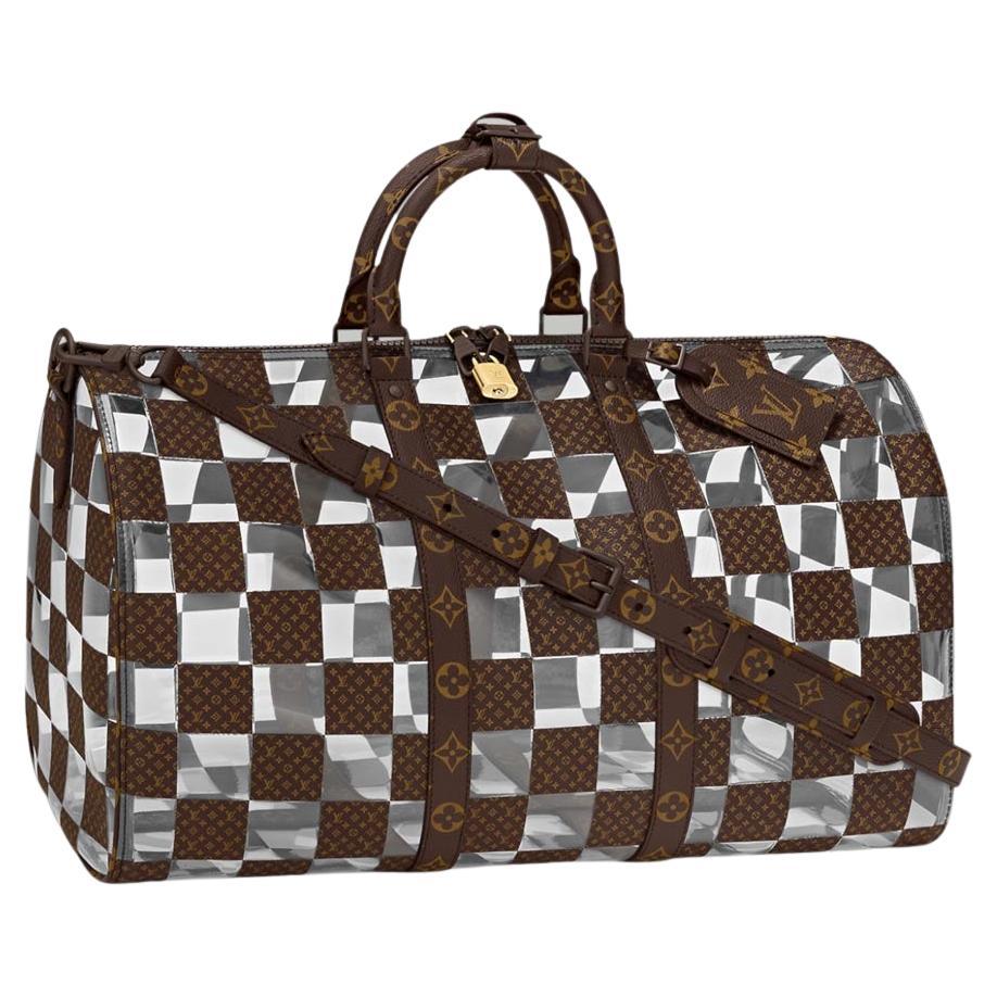 Louis Vuitton Keepall Bandoulière 50 Bag Monogram Chess coated canvas ...