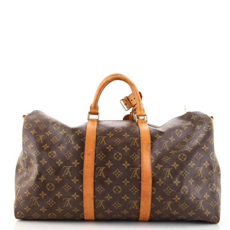 Louis Vuitton Keepall Bandouliere Bag Monogram Canvas 50 For Sale at 1stDibs