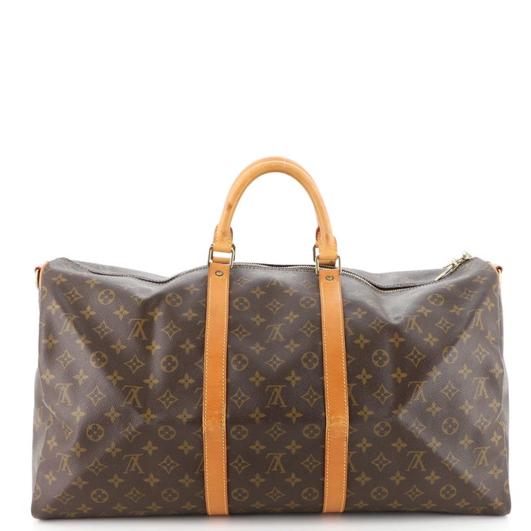 Louis Vuitton Keepall Bandouliere Bag Monogram Canvas 55 For Sale at ...