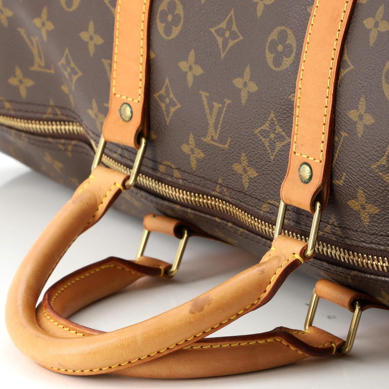 Louis Vuitton Keepall Bandouliere Bag Monogram Canvas 55 For Sale at 1stDibs