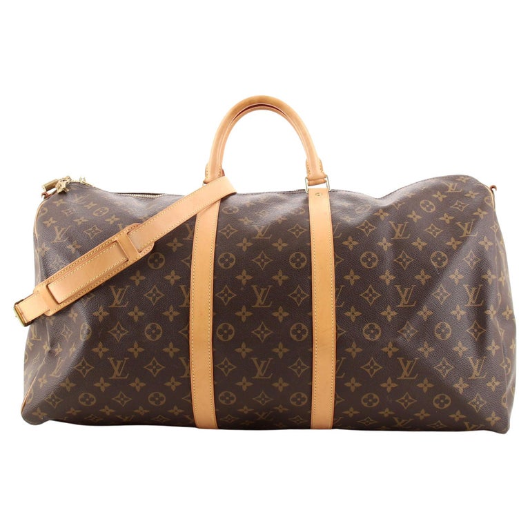Louis Vuitton Keepall Bandouliere Bag Monogram Canvas 55 For Sale at ...