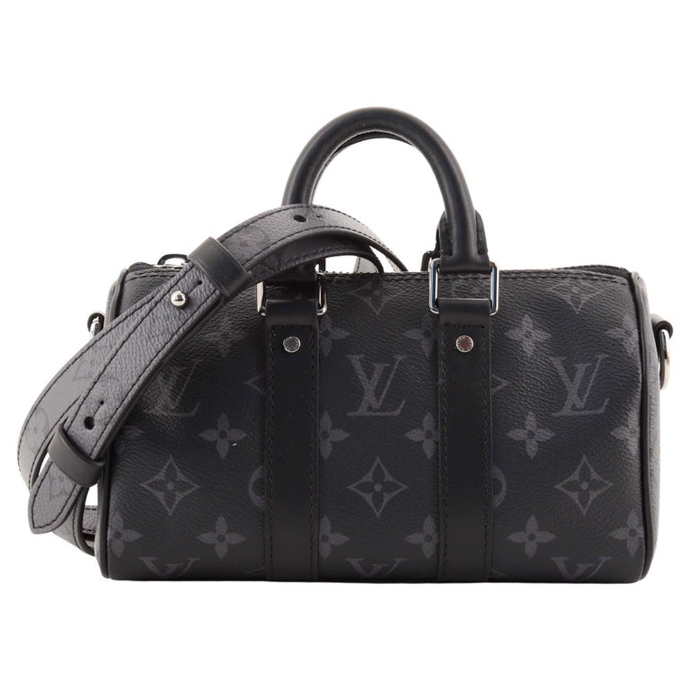 Louis Vuitton Keepall Bandouliere Bag Reverse Monogram Eclipse Canvas ...