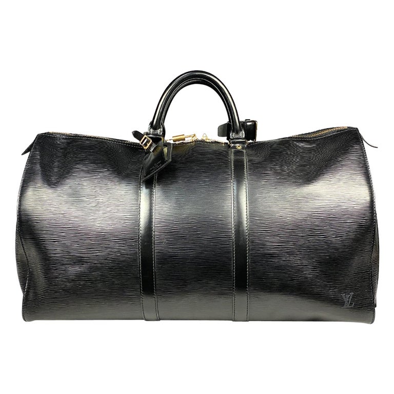 Louis Vuitton Keepall Epi 50 Weekend Bag For Sale at 1stDibs