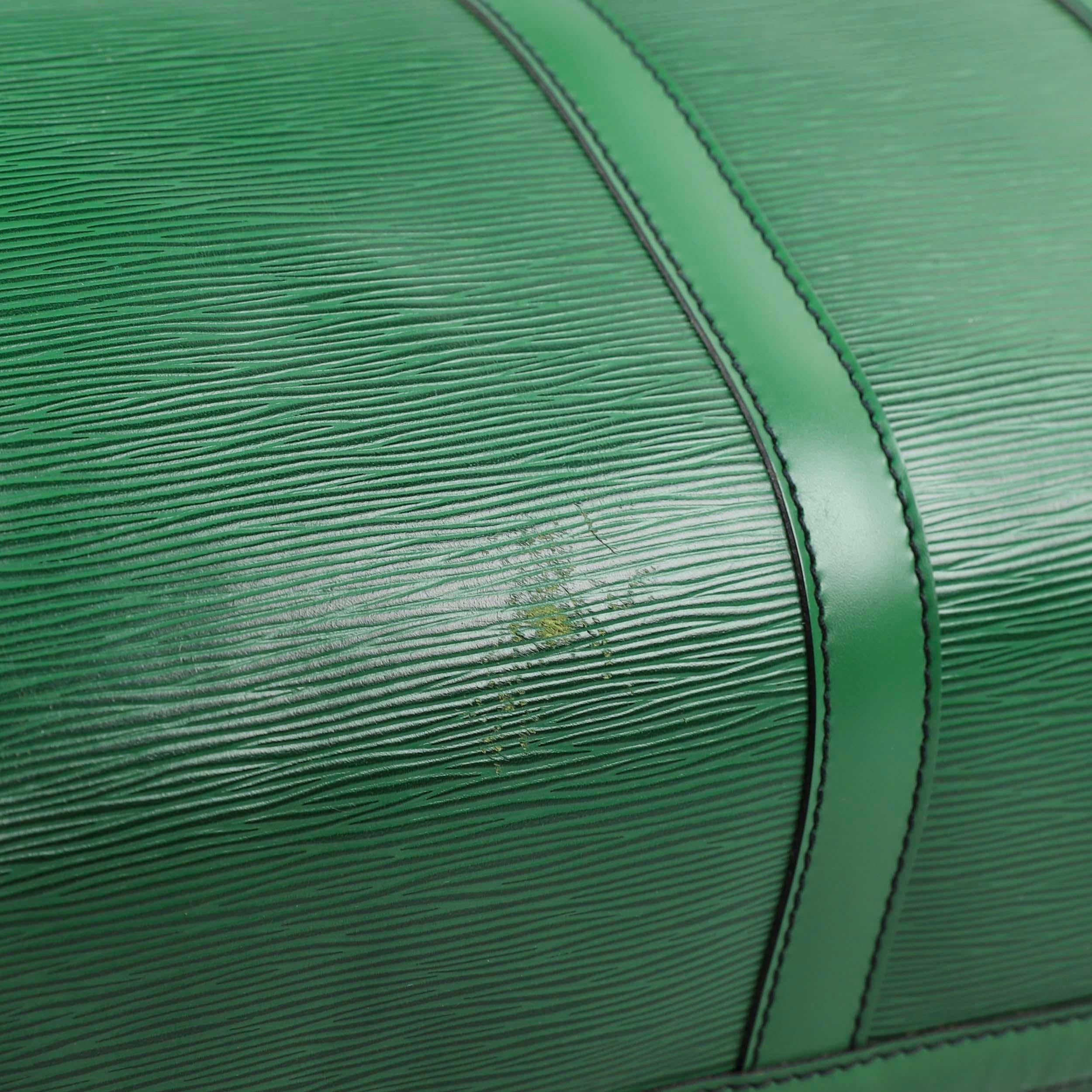 Louis Vuitton Keepall epi leather 24h bag For Sale at 1stDibs