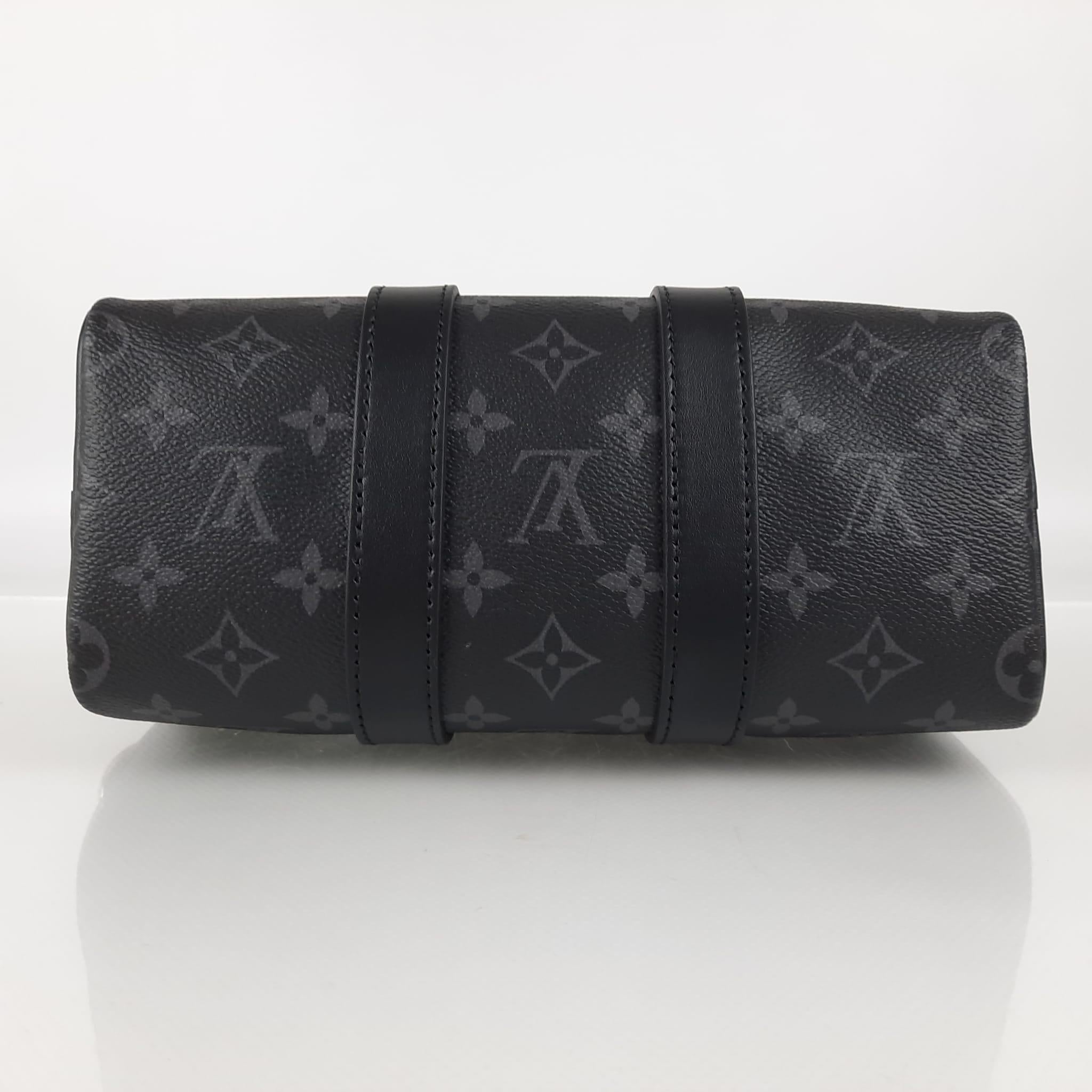 Louis Vuitton Keepall Shoulder Bag 25 Monogram Eclipse Reverse canvas ...