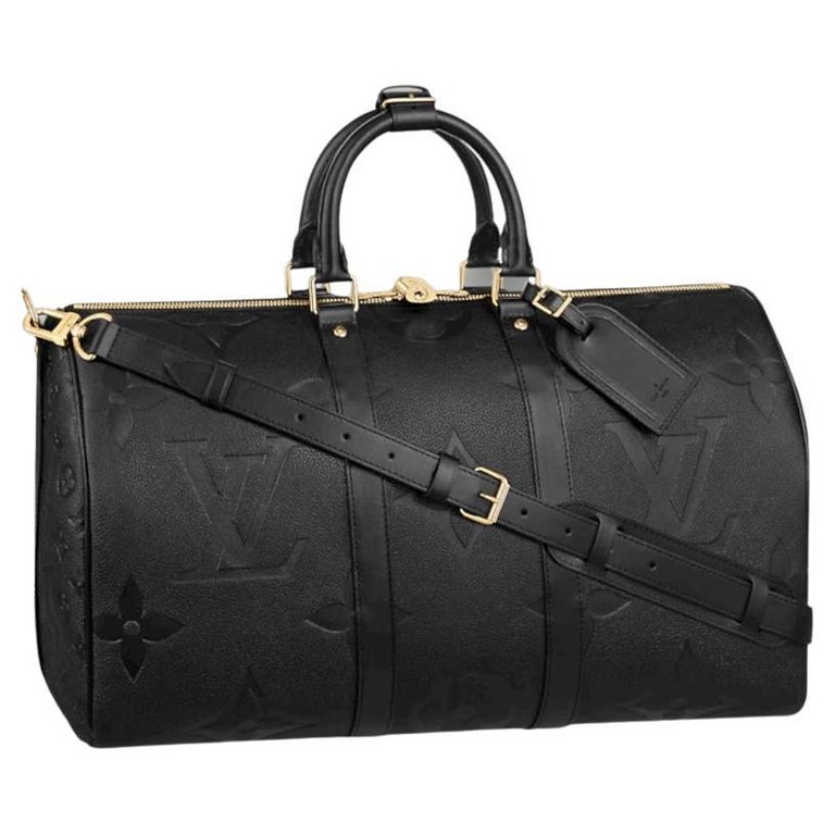 Louis Vuitton Keepall Handbag 45 Giant Monogram Empreinte For Sale at ...