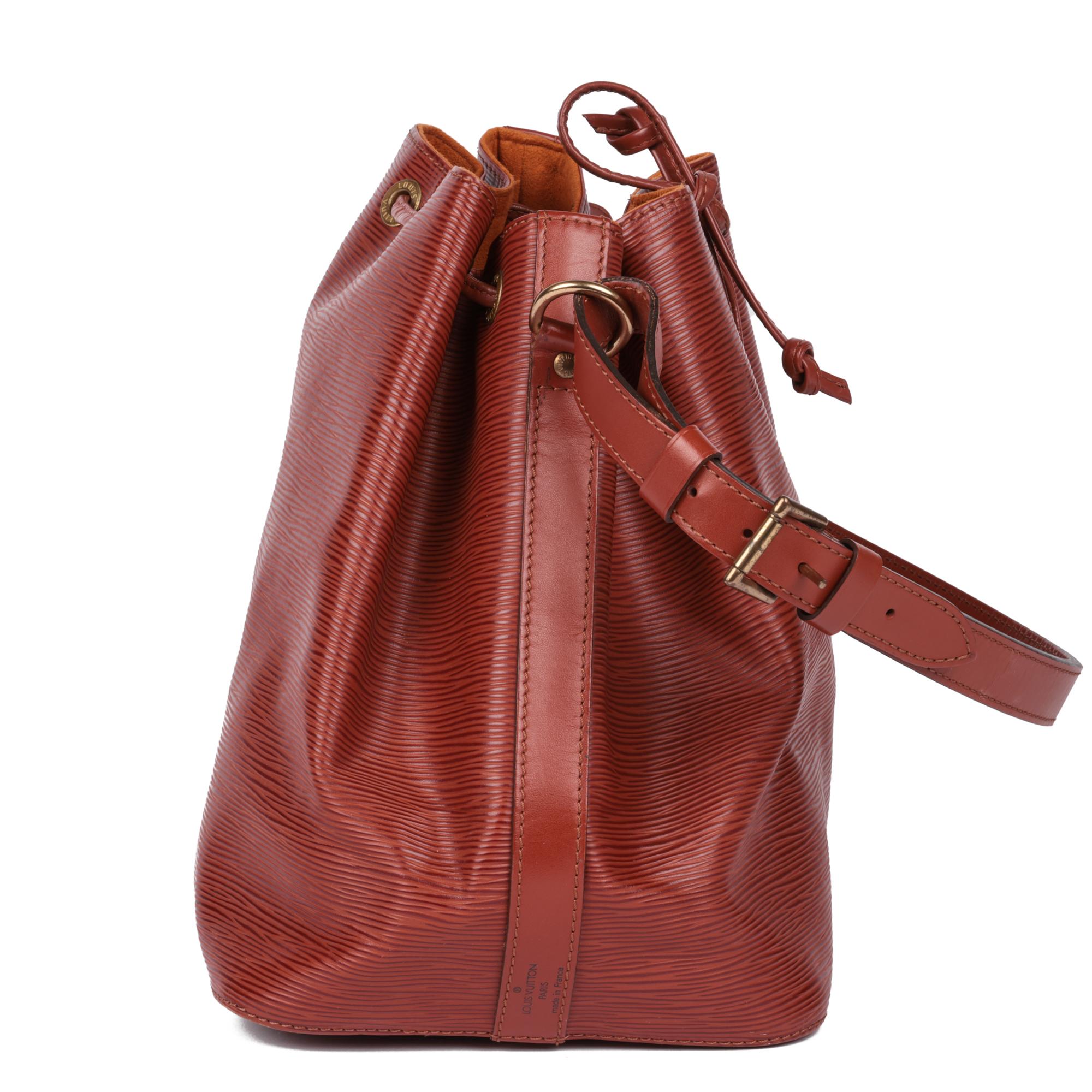 LOUIS VUITTON Kenyan Fawn Epi Leather Vintage Petit Noé at 1stDibs