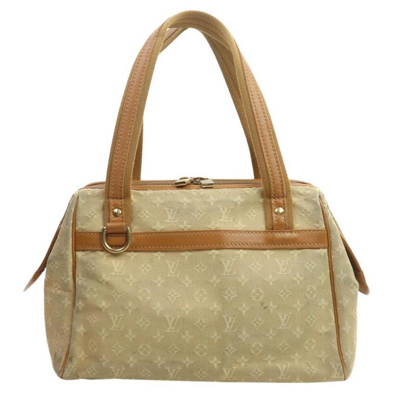 Louis Vuitton Khaki Beige Monogram Mini Lin Josephine PM Speedy Boston ...