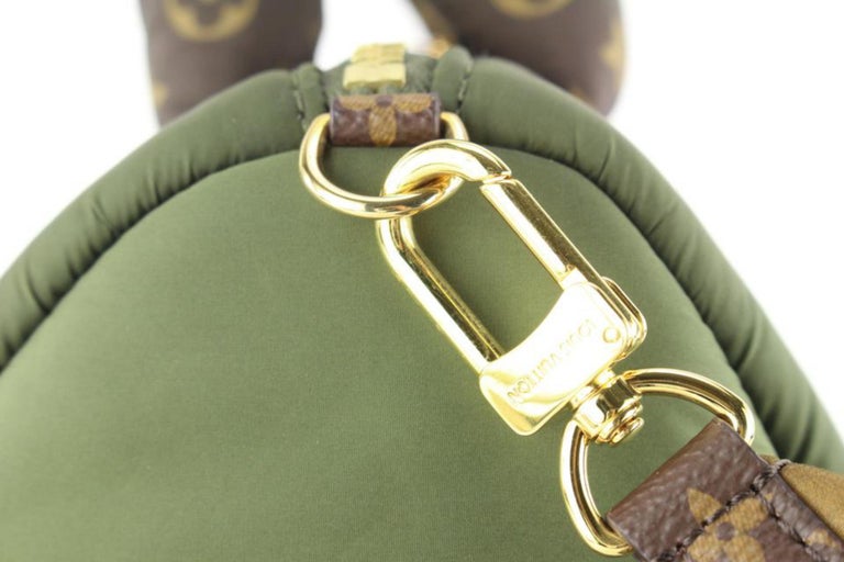 Louis Vuitton Khaki Green Puffer Monogram Pillow Speedy Bandouliere 25 ...