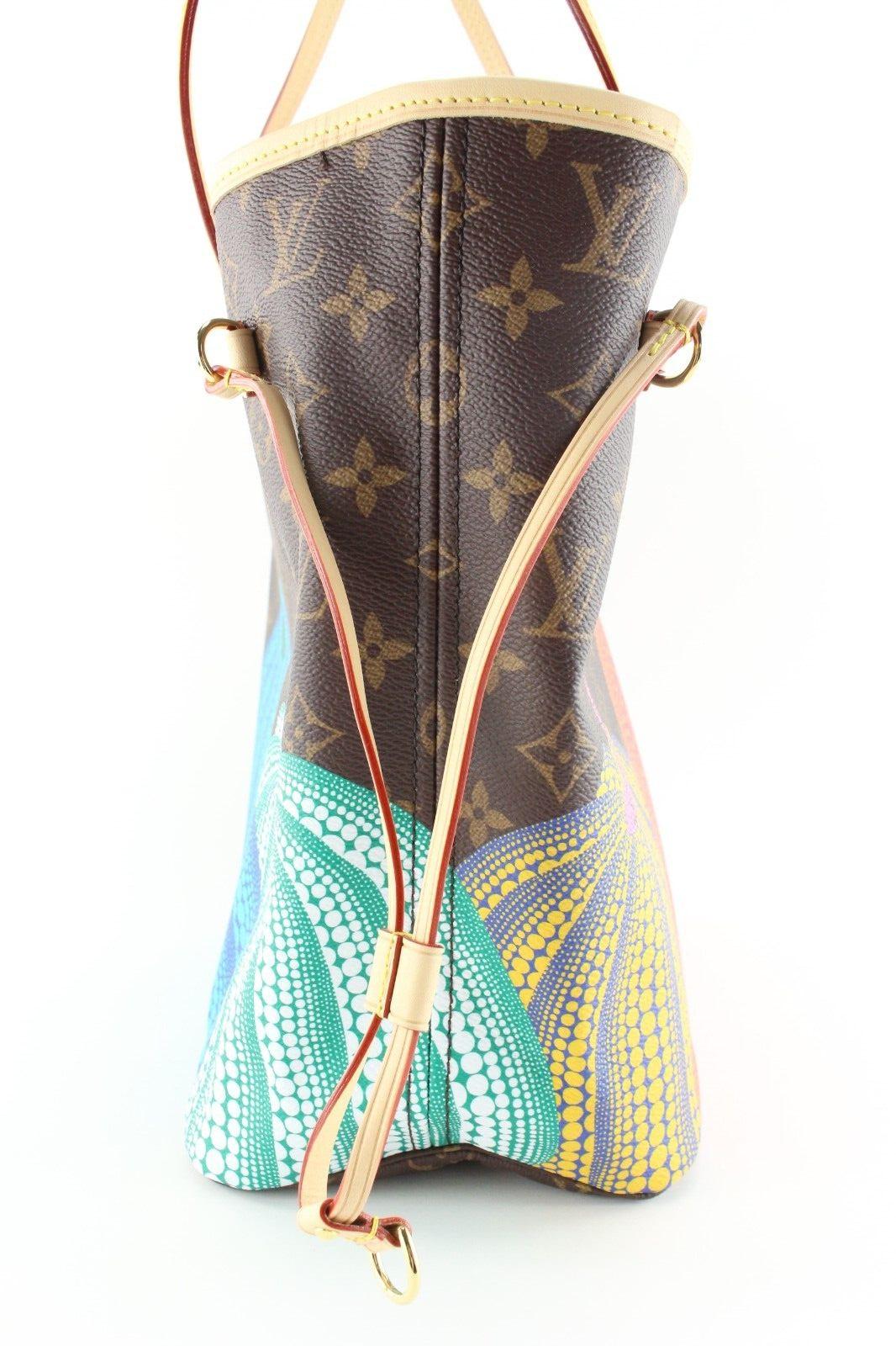 Louis Vuitton Kusama Monogram Infinity Dots Neverfull MM Tote 1L65ca ...