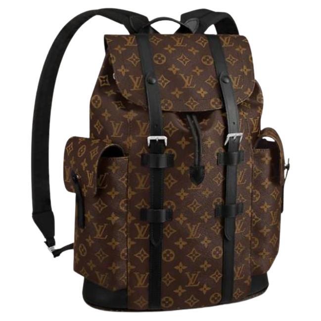 Louis Vuitton White Leather Racer Backpack For Sale at 1stDibs