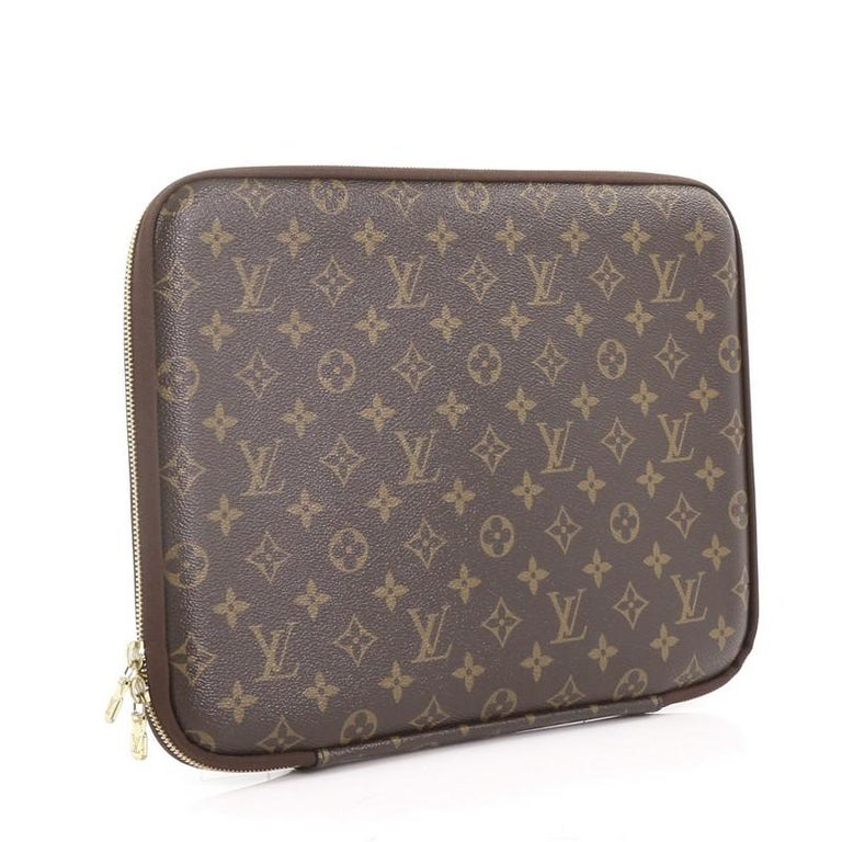 Louis Vuitton Laptop Sleeve Monogram Canvas 13 at 1stDibs