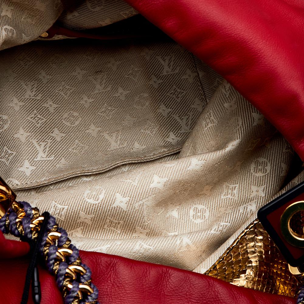 Louis Vuitton Leather And Jacquard Limited Edition Safari Flight Bag at ...