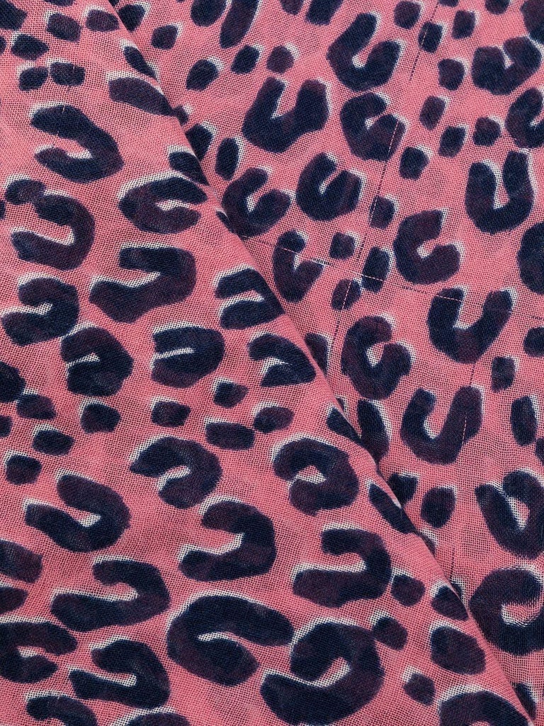 Louis Vuitton Leopard Print Scarf at 1stDibs