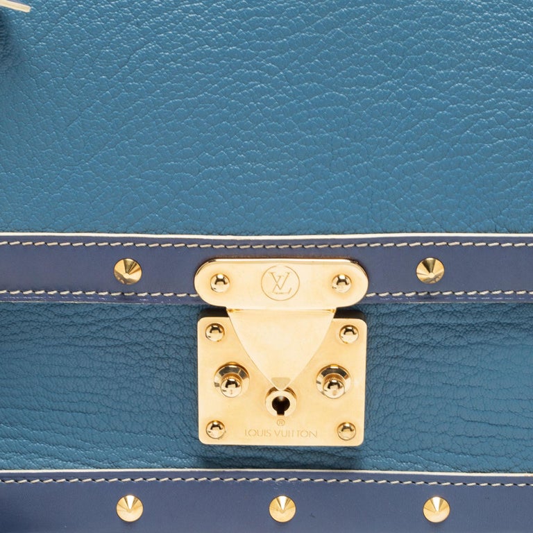 Louis Vuitton Light Blue Suhali Leather Le Talentueux Bag For Sale at ...