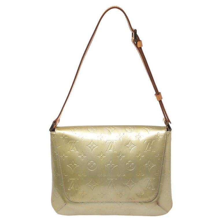 Louis Vuitton Lime Monogram Vernis Thompson Street Bag at 1stDibs