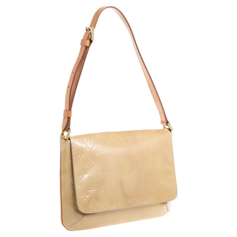 Louis Vuitton Lime Monogram Vernis Thompson Street Bag at 1stDibs