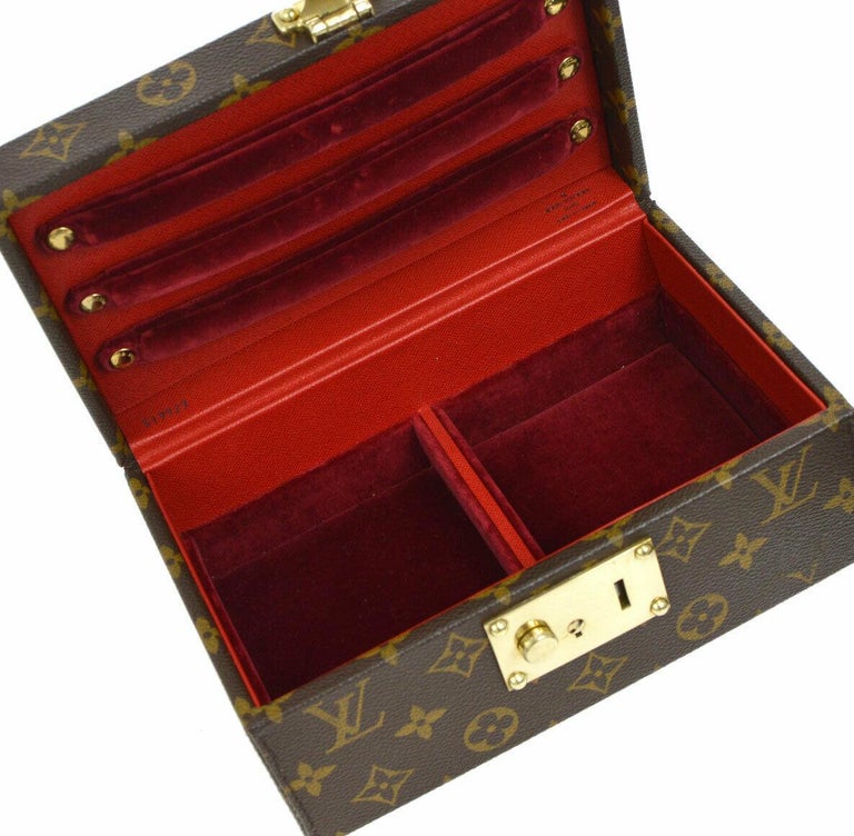 Louis Vuitton Limited Ed. Monogram Top Handle Men's Jewelry Travel ...
