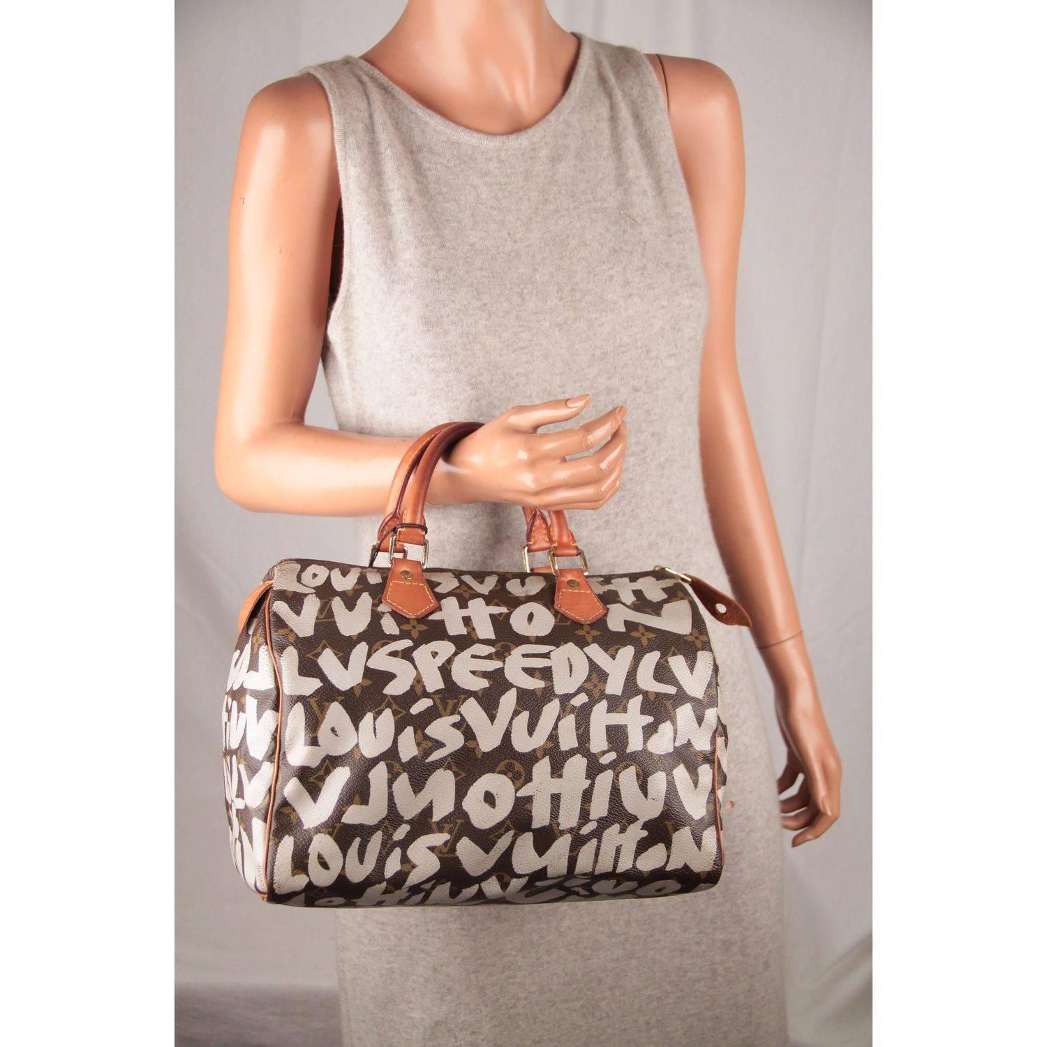 Louis Vuitton Limited Edition Stephen Sprouse Graffiti Speedy 30 Bag ...