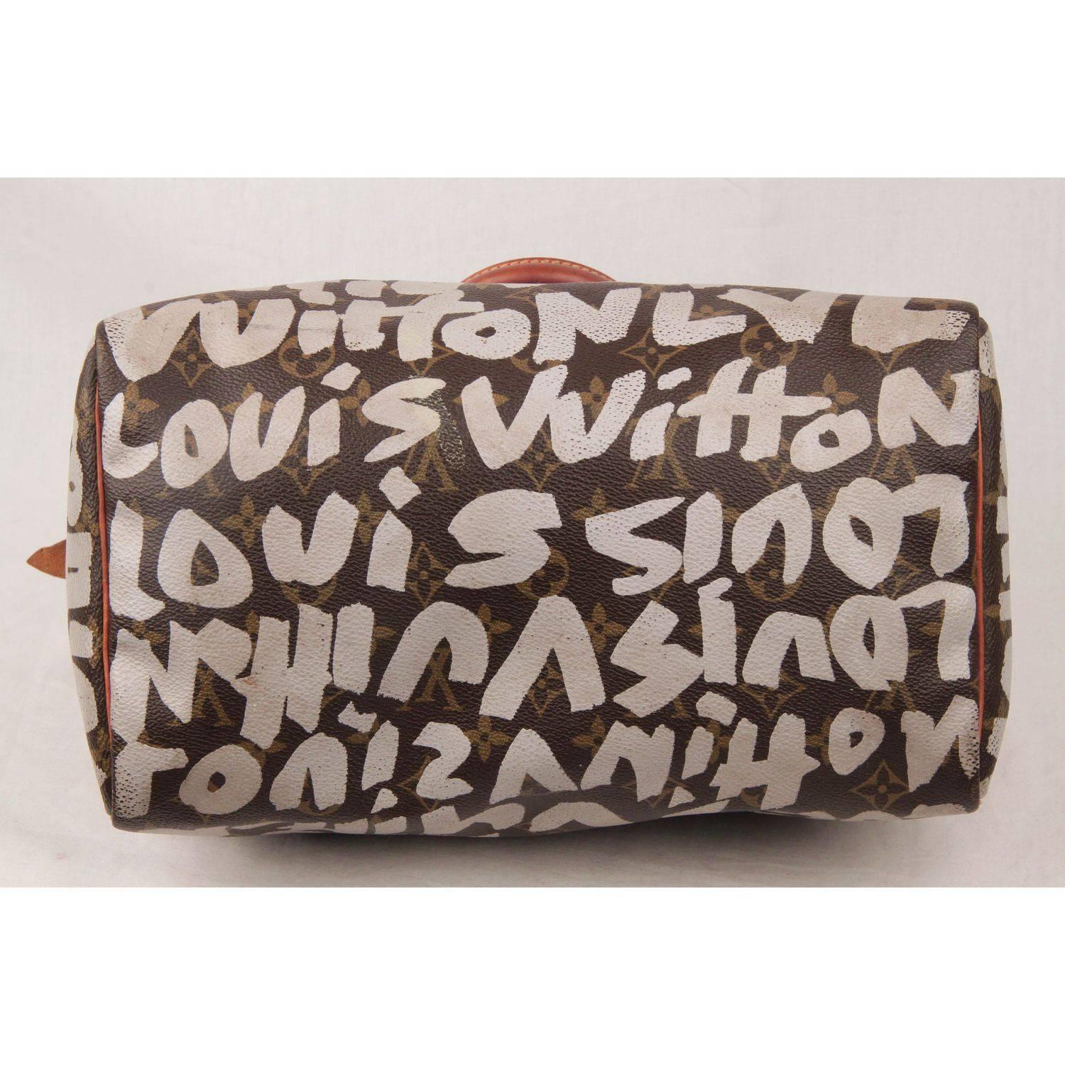 Louis Vuitton Limited Edition Stephen Sprouse Graffiti Speedy 30 Bag ...