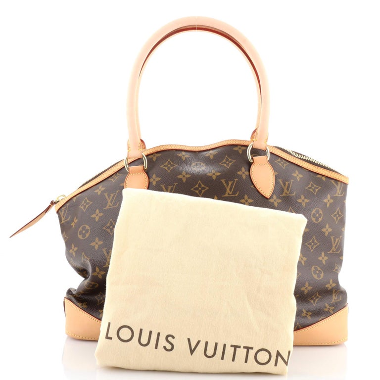 Louis Vuitton Lockit Handbag Monogram Canvas Horizontal For Sale at 1stDibs