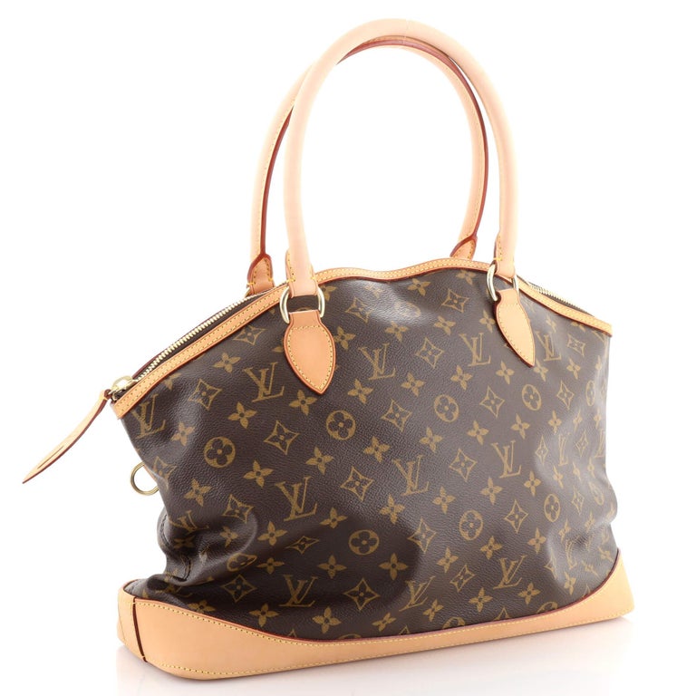 Louis Vuitton Lockit Handbag Monogram Canvas Horizontal For Sale at 1stDibs