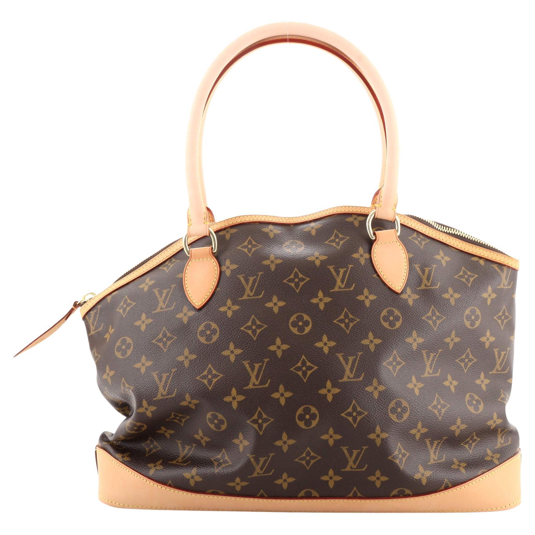 Louis Vuitton Lockit Handbag Monogram Canvas Horizontal For Sale at 1stDibs