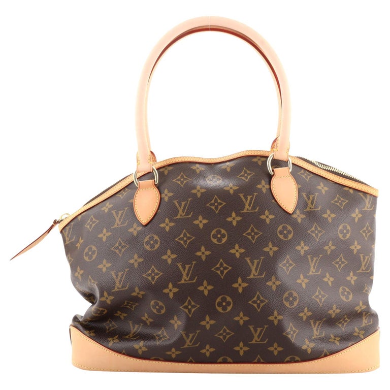 Louis Vuitton Lockit Handbag Monogram Canvas Horizontal For Sale at 1stDibs
