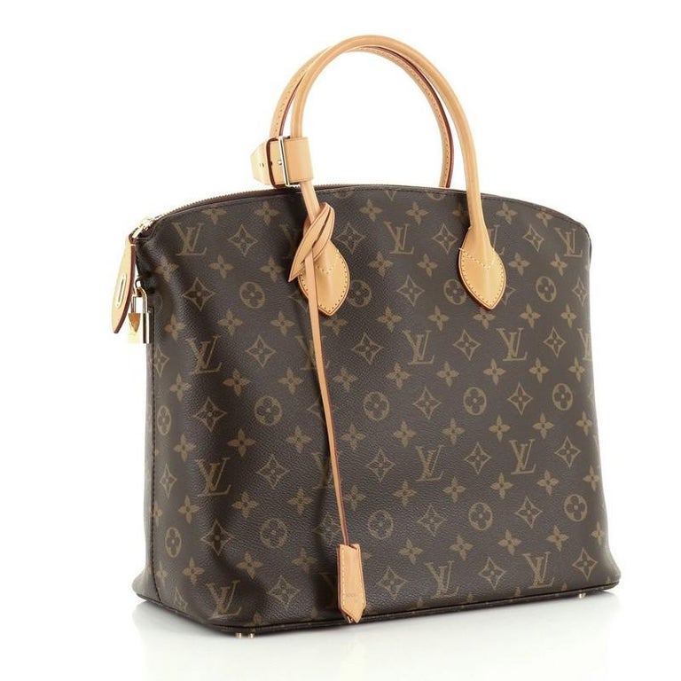 Louis Vuitton Lockit NM Handbag Monogram Canvas MM For Sale at 1stdibs