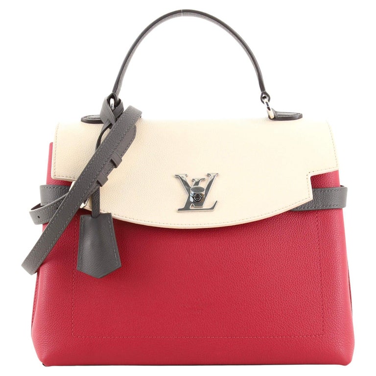 Louis Vuitton Lockme Ever Handbag Leather MM For Sale at 1stDibs