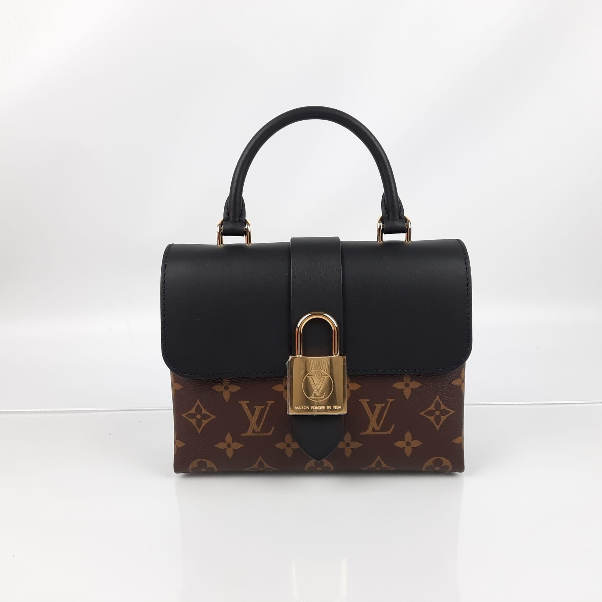 Louis Vuitton Locky BB Bag Black Coated Monogram Canvas And Calfskin ...