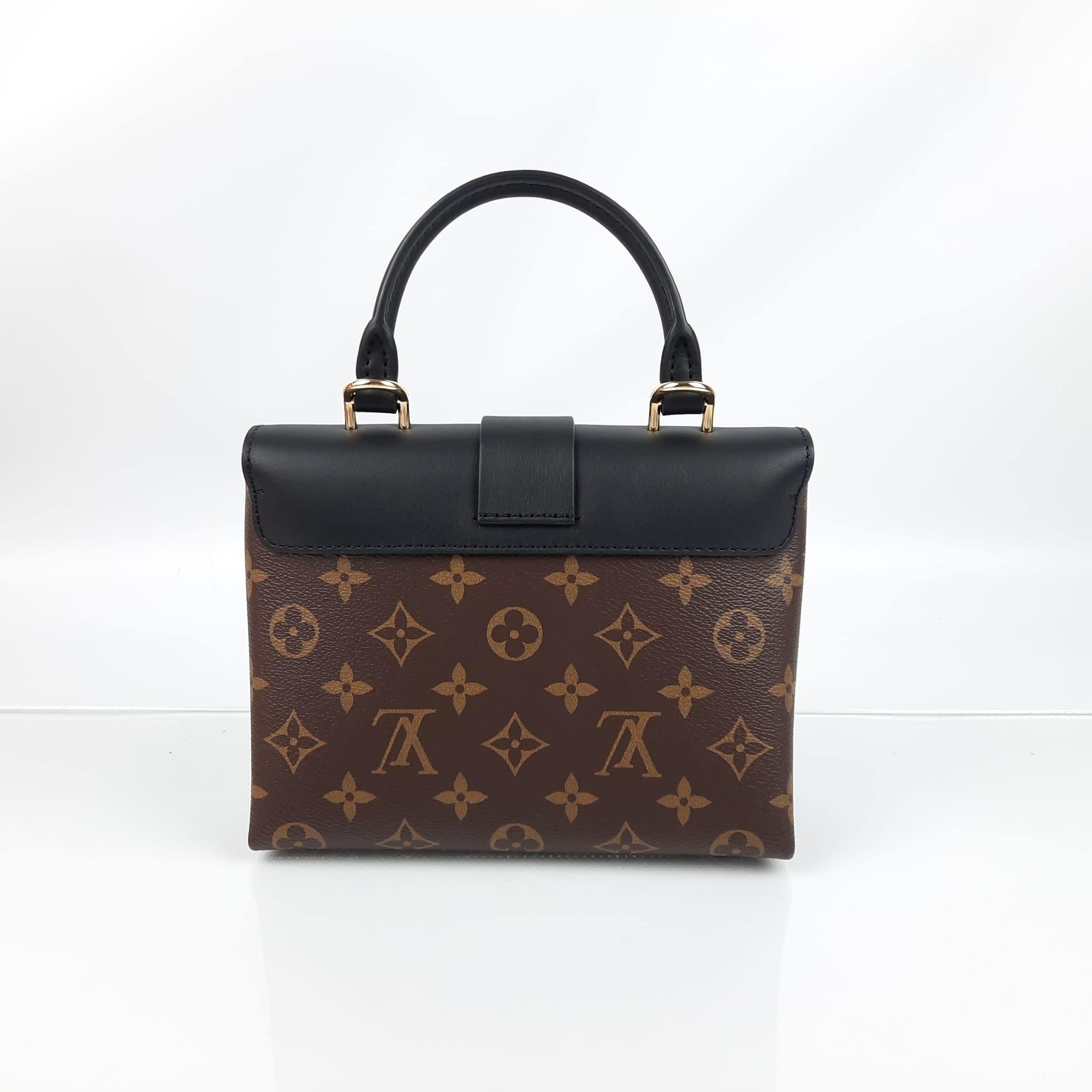 Louis Vuitton Locky BB Bag Black Coated Monogram Canvas And Calfskin ...