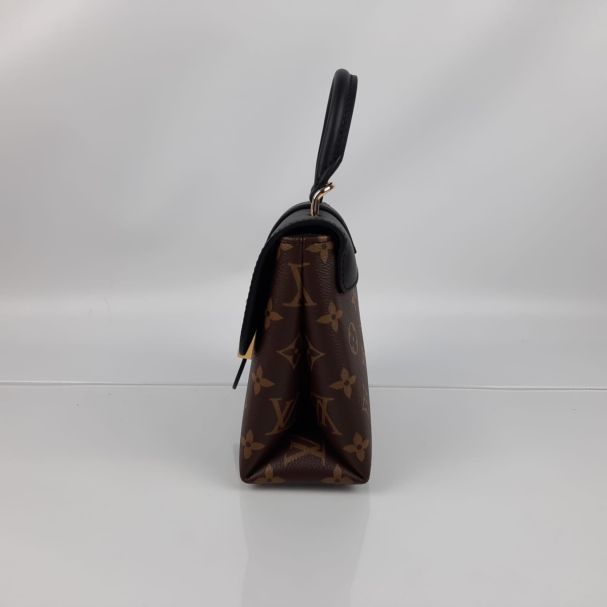 Louis Vuitton Locky BB Bag Black Coated Monogram Canvas And Calfskin ...