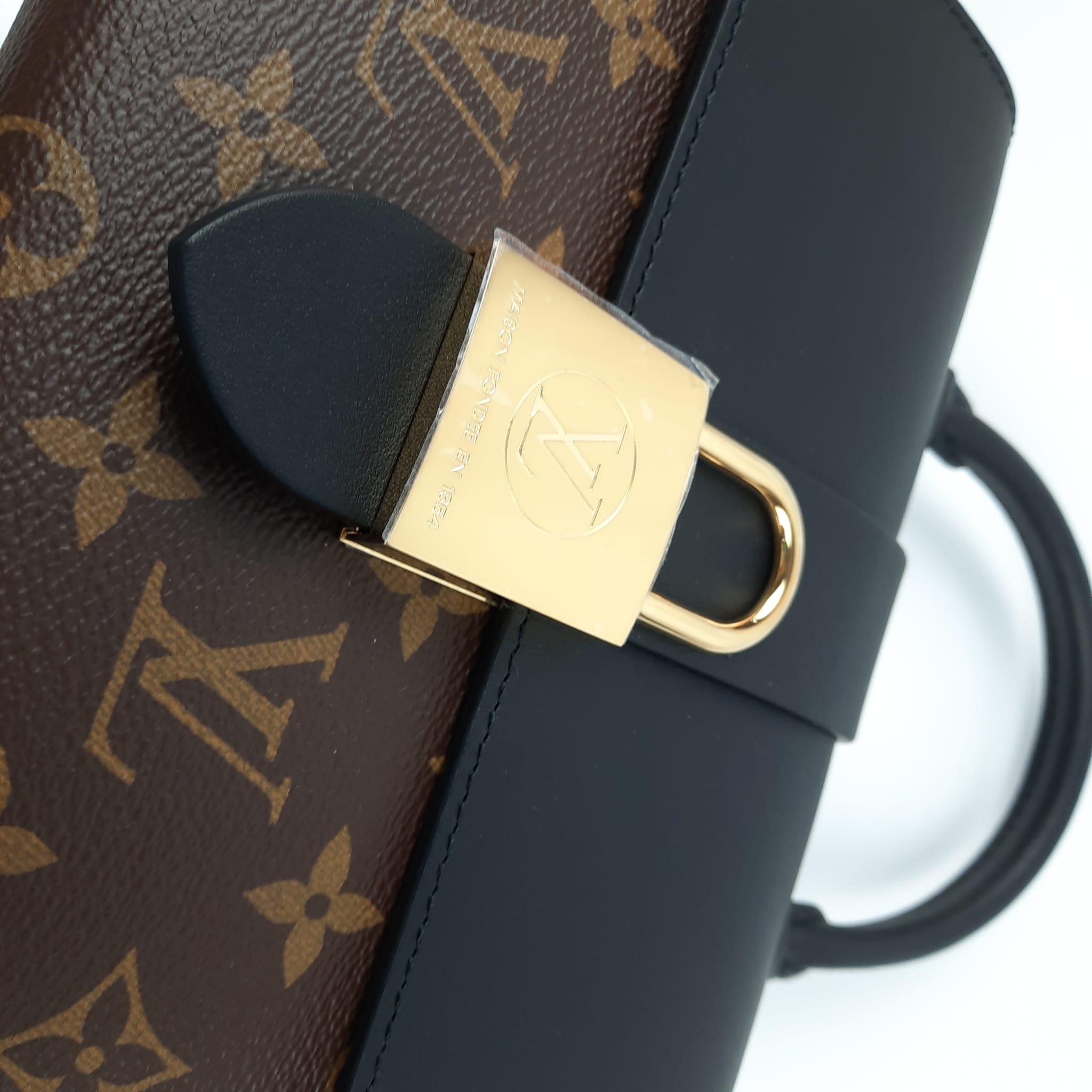 Louis Vuitton Locky BB Bag Black Coated Monogram Canvas And Calfskin ...