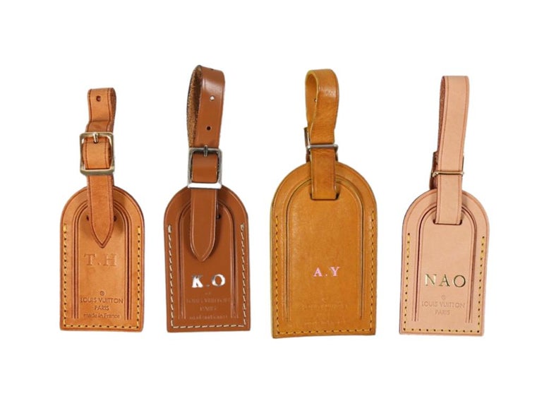 LOUIS VUITTON LUGGAGE Tags x4 For Sale at 1stDibs