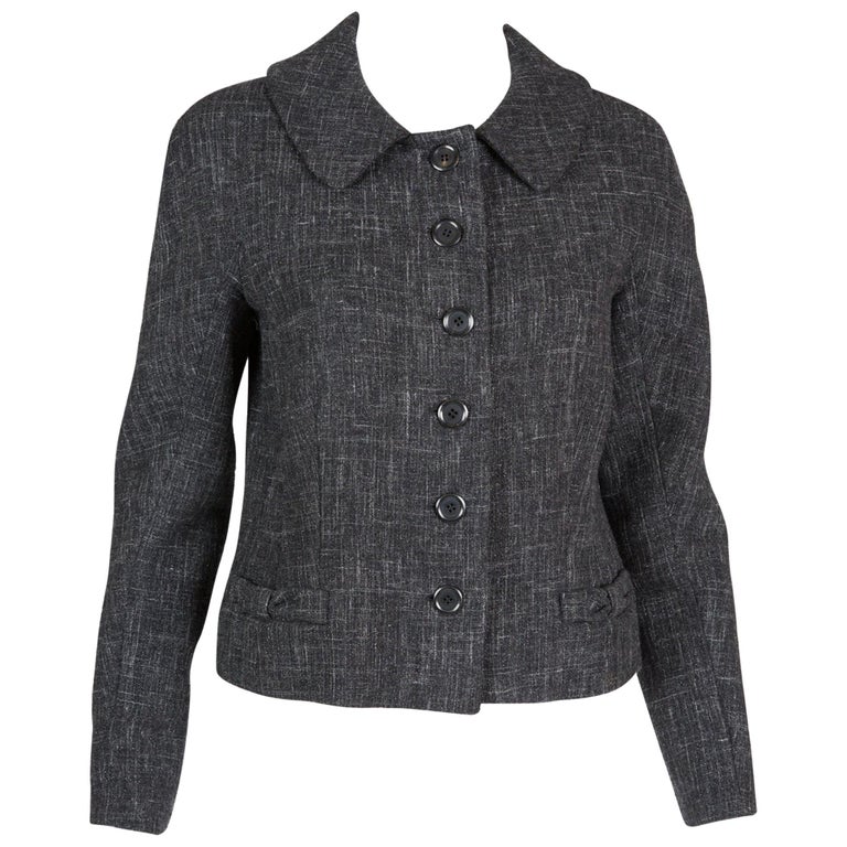 Louis Vuitton Lurex and Grey Wool Jacket For Sale at 1stDibs | louis ...