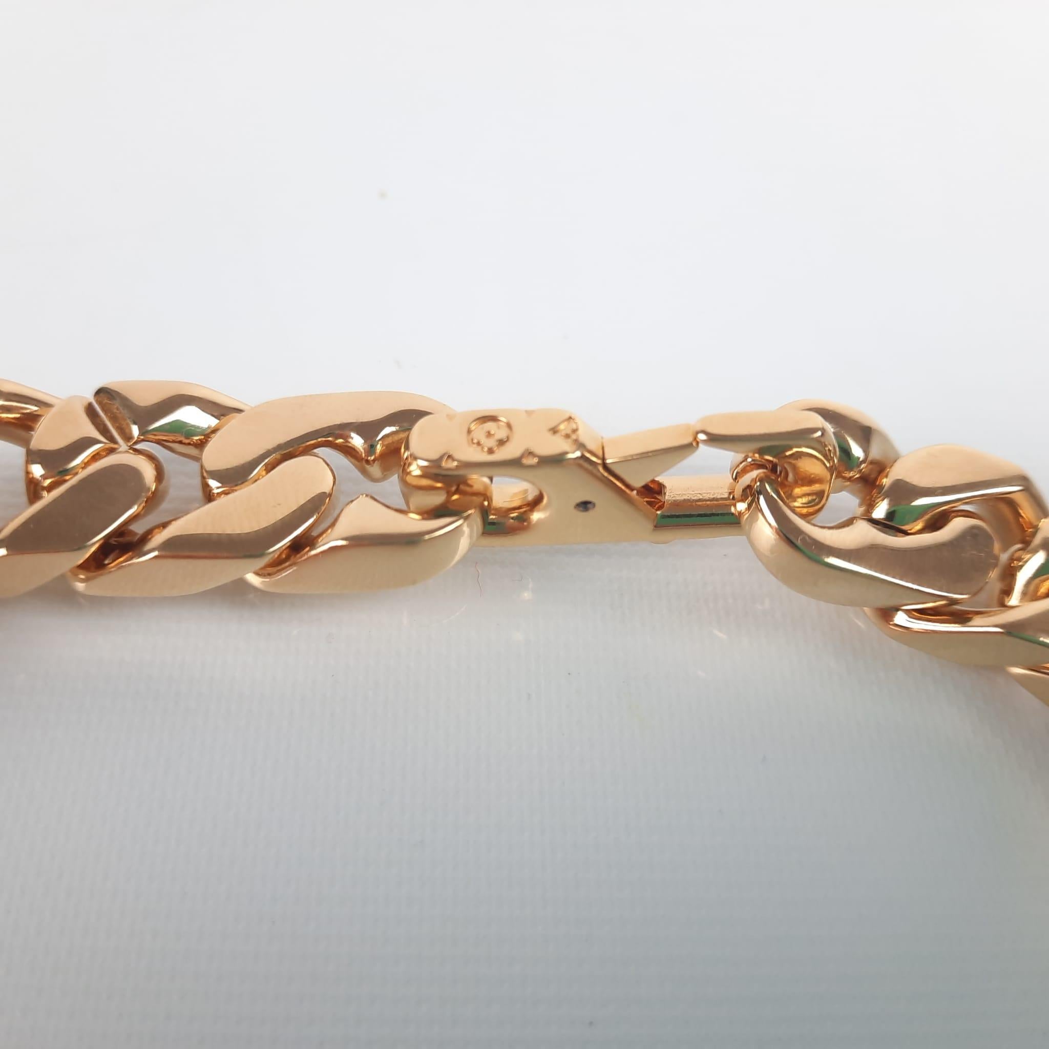 Louis Vuitton LV Chain Links Necklace For Sale at 1stDibs | louis ...