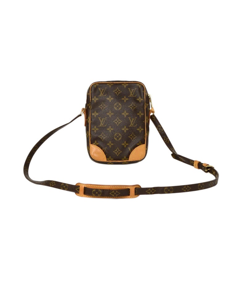 Louis Vuitton LV Monogram Canvas Danube Crossbody Bag For Sale at 1stDibs
