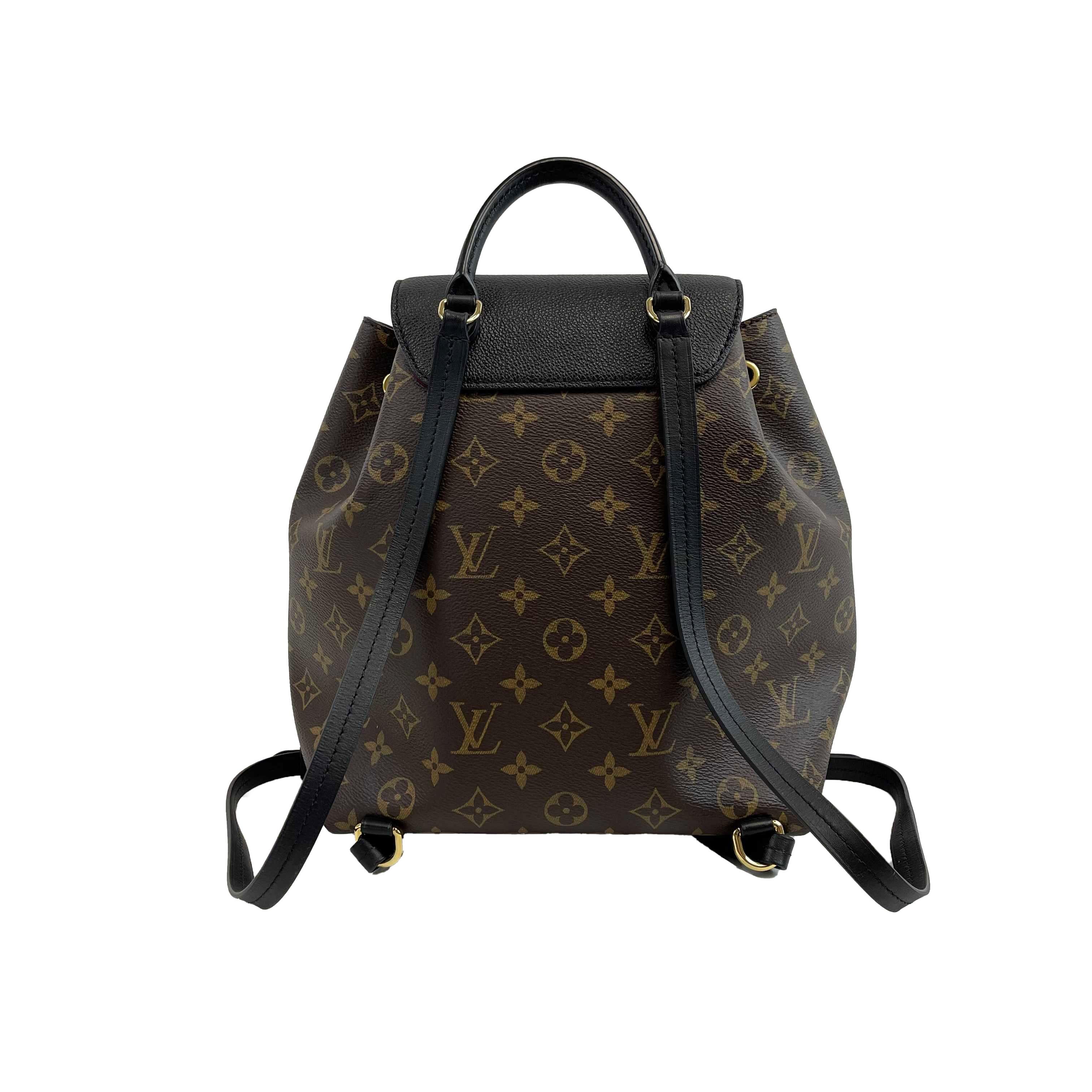 Louis Vuitton - LV Montsouris Canvas/ Leather Monogram Backpack For ...