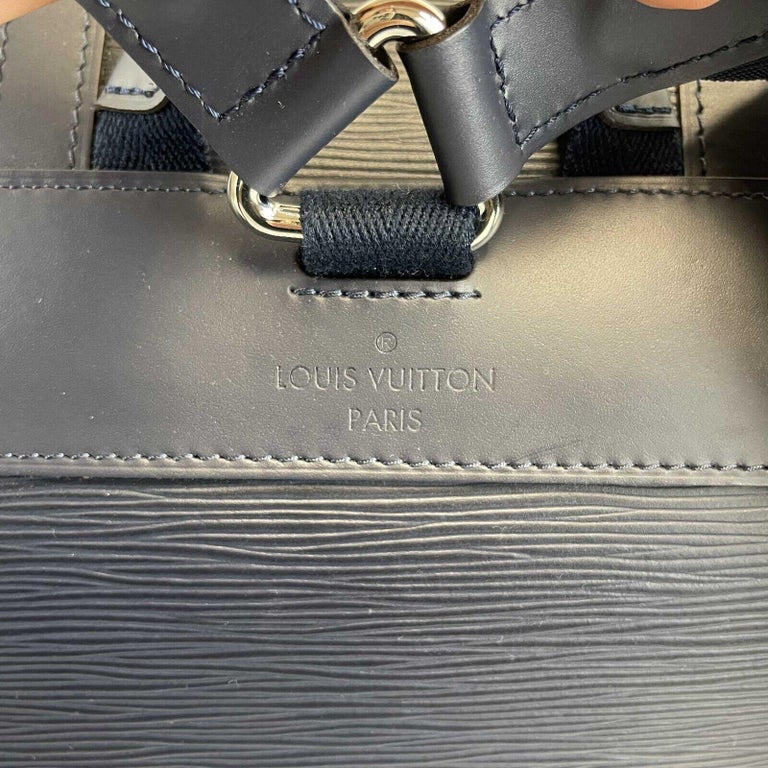 Louis Vuitton - LV - NEW Christopher MM Medium Navy Blue Backpack For ...
