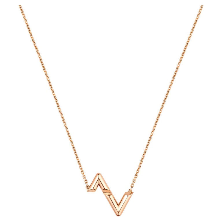 Louis Vuitton LV Volt Pendant Pink Gold For Sale at 1stDibs