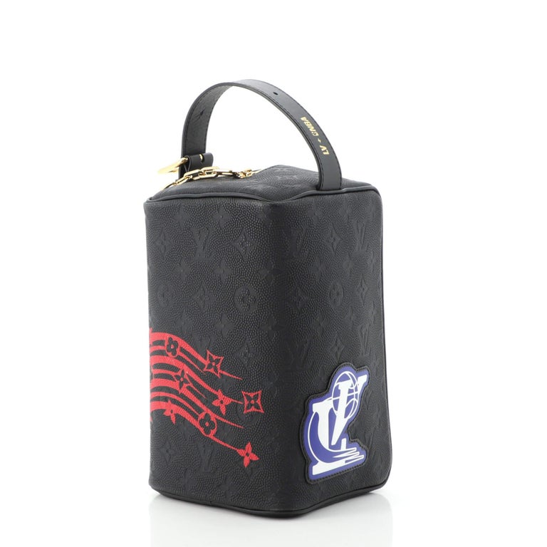 Louis Vuitton LV x NBA Cloakroom Dopp Kit Printed Monogram Embossed ...